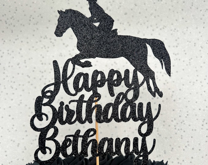 IMPRIMIBLE Topper de pastel de caballo / suministros de fiesta de ...
