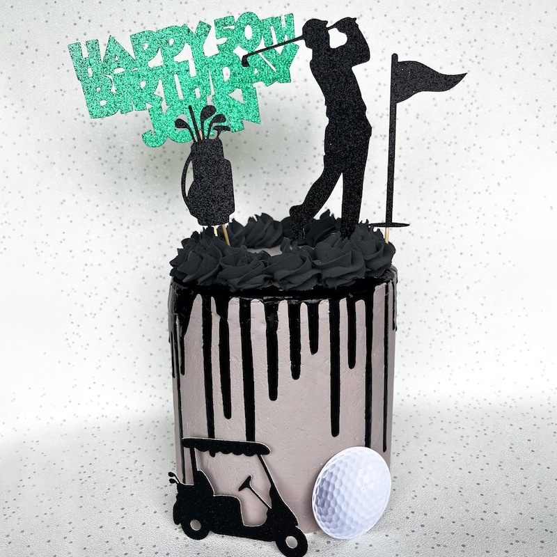 Golf Cake Topper - Etsy