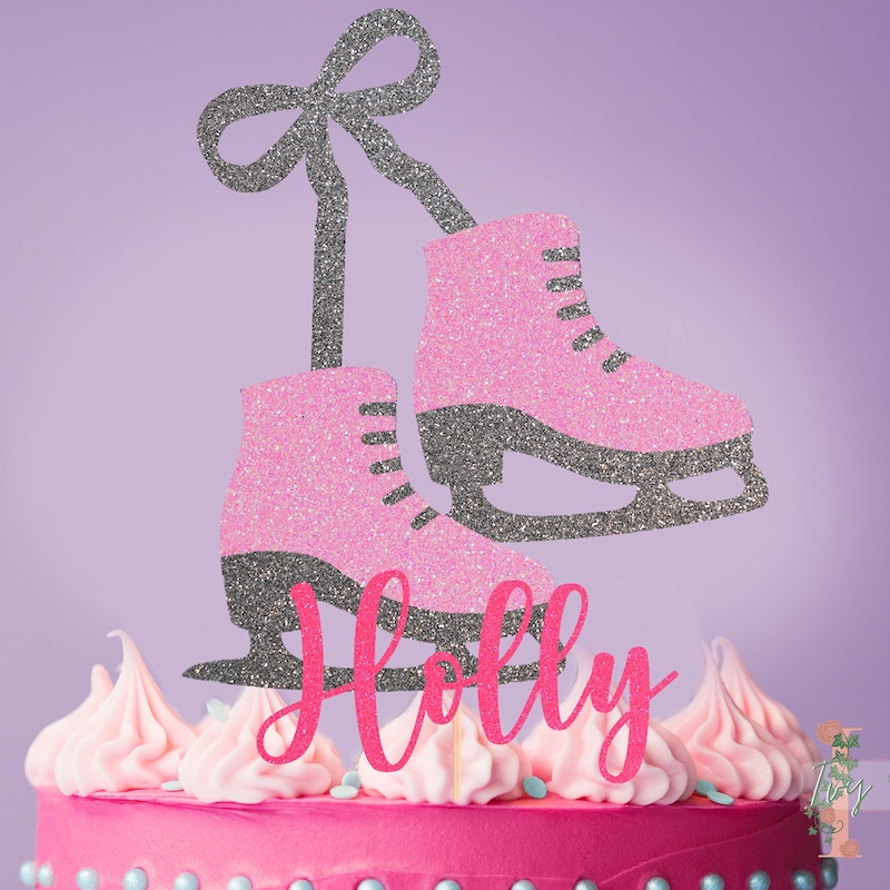 Ice Skate Party Cake - Etsy UK