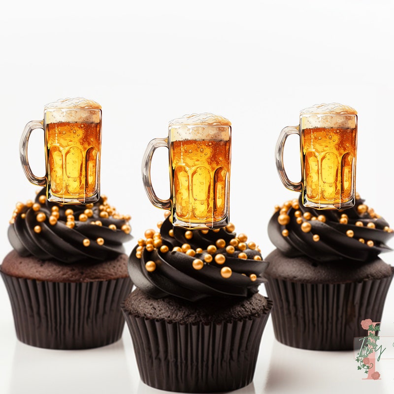 Beer Cake Topper - Etsy