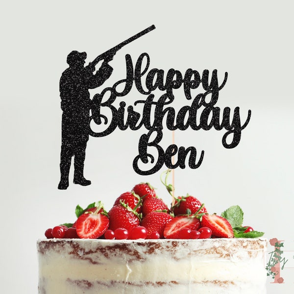 Hunting Cake Topper - Etsy