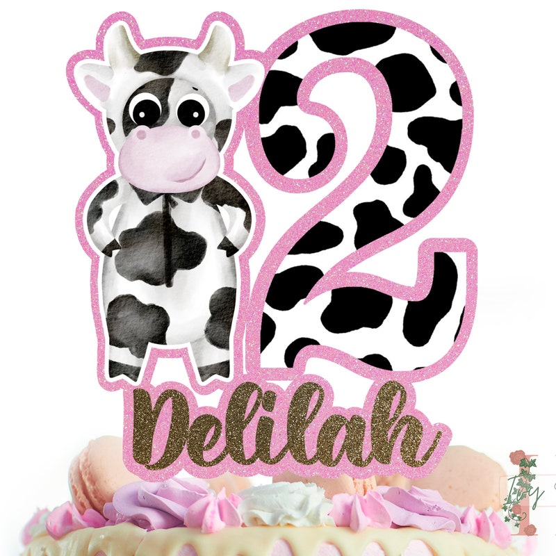 Cow Wedding Cake Topper - Etsy