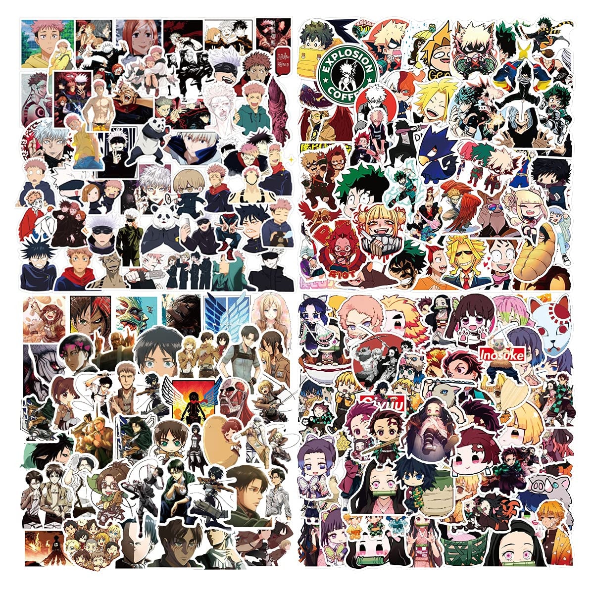 Anime Fandom Sticker Grab Bag Bundle-surprise Junk Journal - Etsy