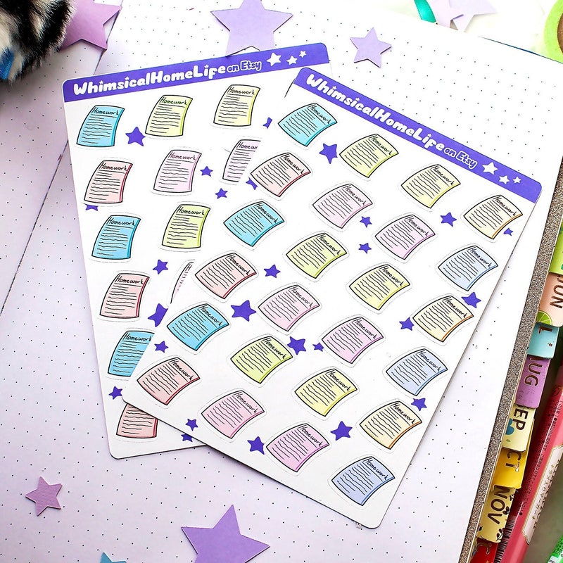 Homework Reminder - Etsy