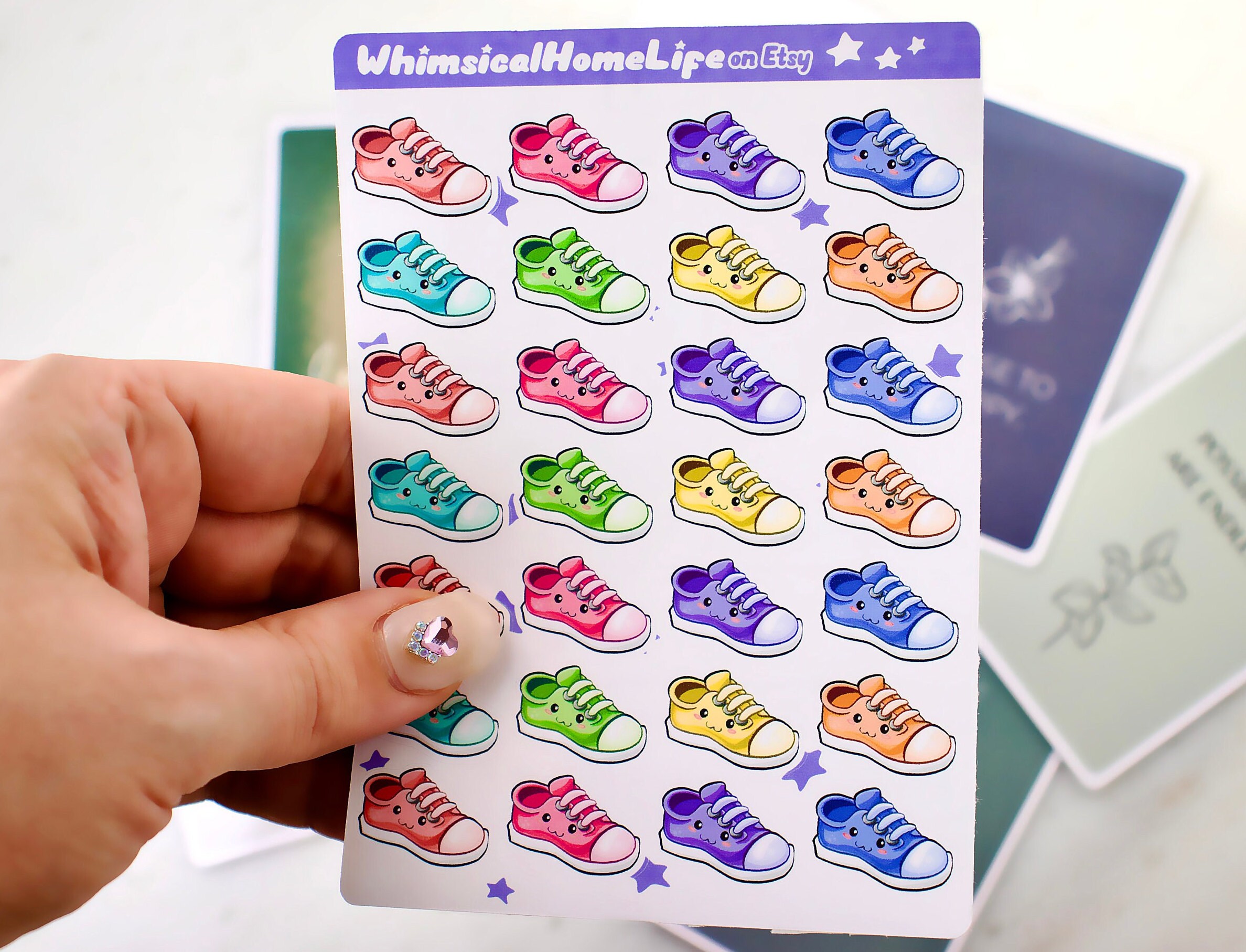 Steps Goal Sticker Sheet Planner Bullet Journal Stickers - Etsy