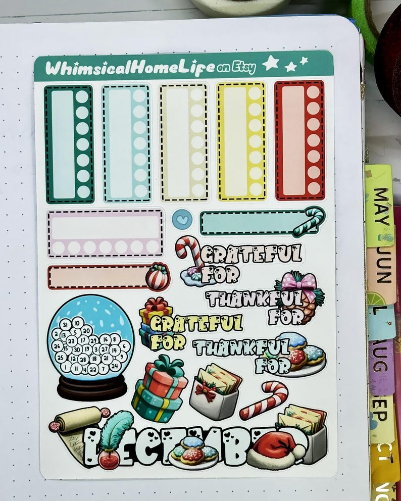 December Planner Stickers (2026 Update) – Christmas Holiday Bullet ...