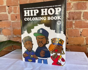Hip Hop Coloring Book | Etsy
