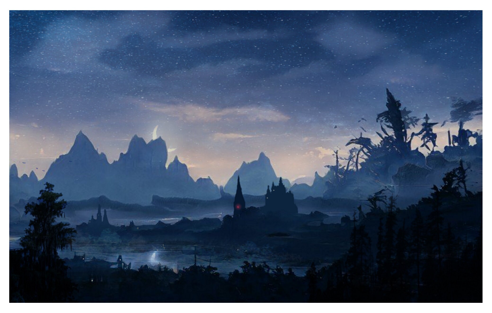 Digital Painting Fantasy Landscape