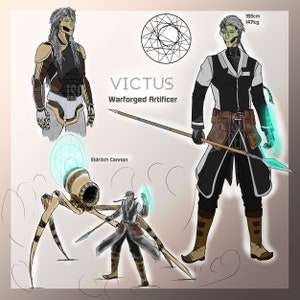 Custom Character and Reference Sheet Design, Dnd TTRPG Commission - Etsy