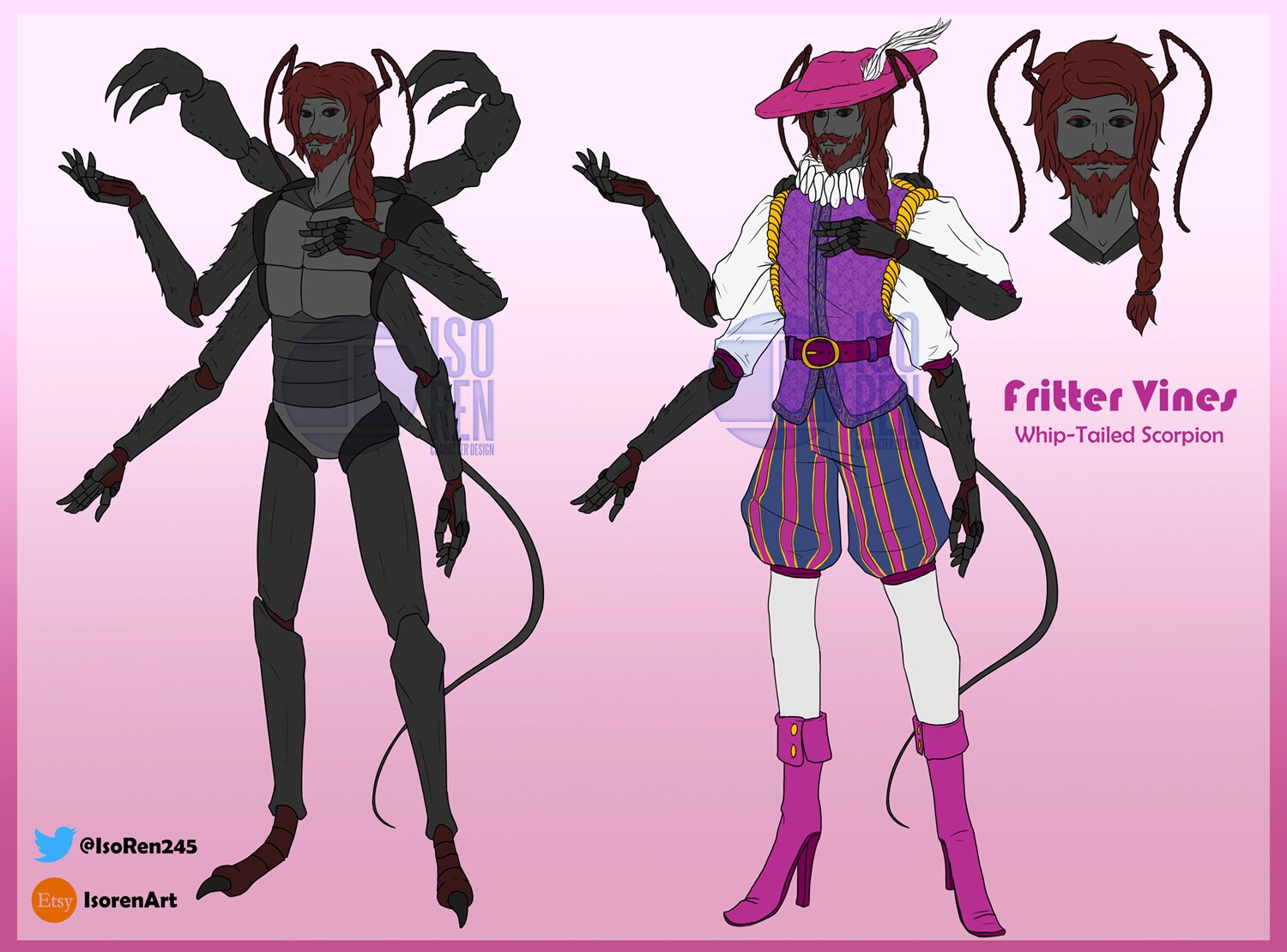 Custom Character and Reference Sheet Design, Dnd TTRPG Commission - Etsy