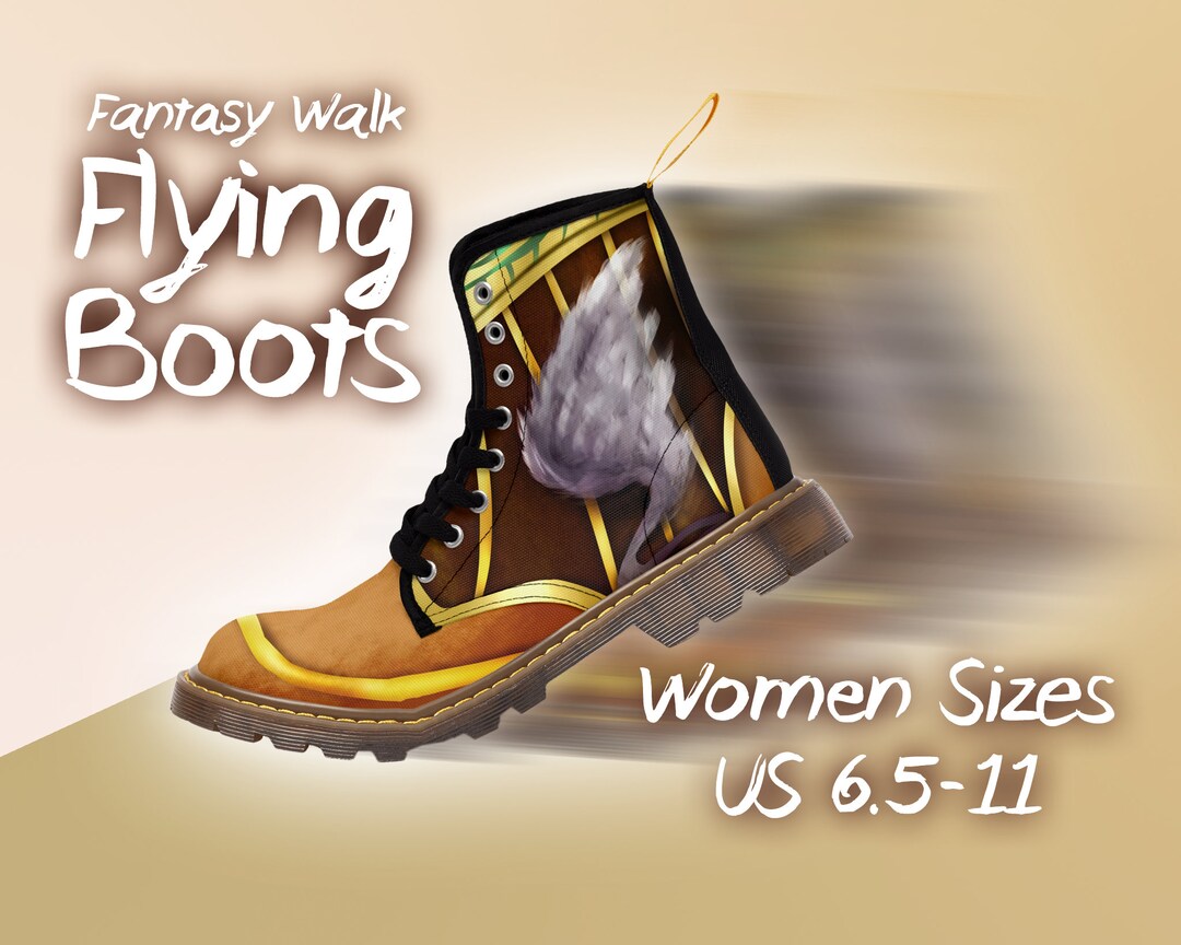 Fantasy Walk Boots of Flight women's Sizes - Etsy