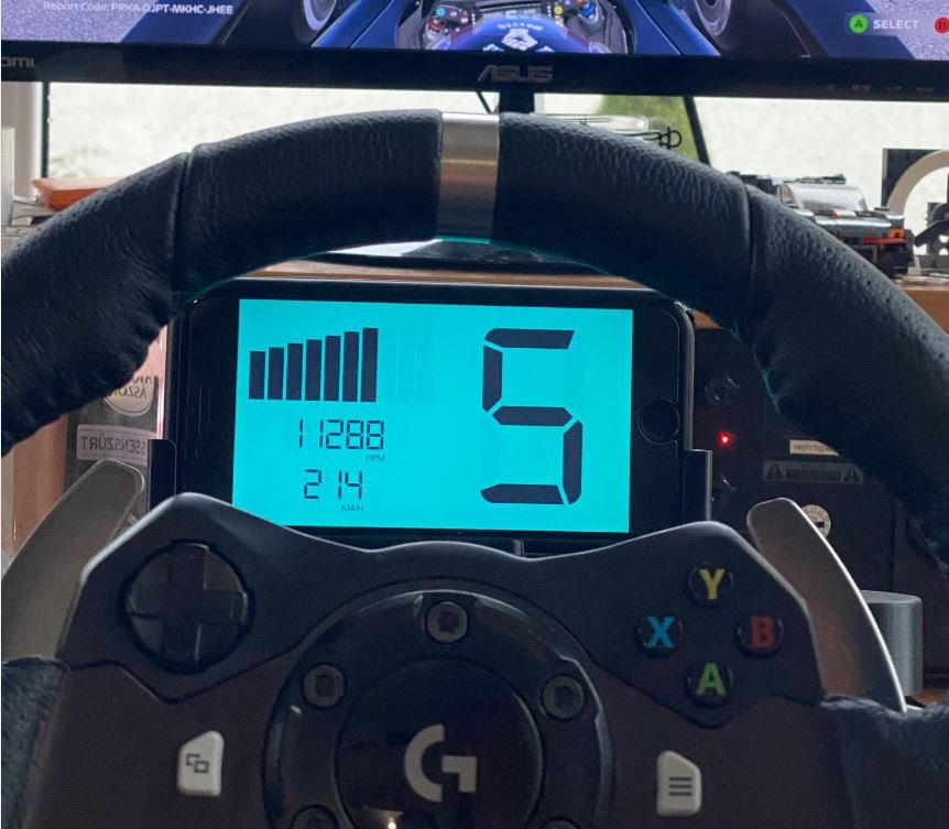 Adjustable Smartphone Support for Logitech G29, G290 and Other Wheels ...