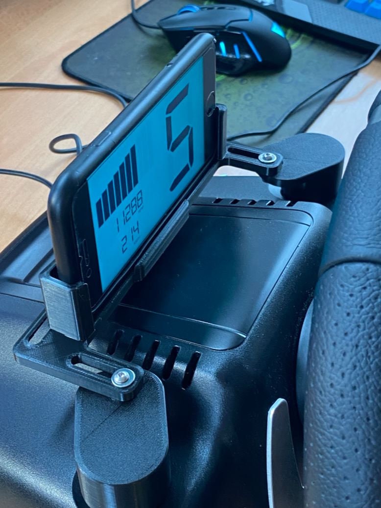 Adjustable Smartphone Support for Logitech G29, G290 and Other Wheels ...