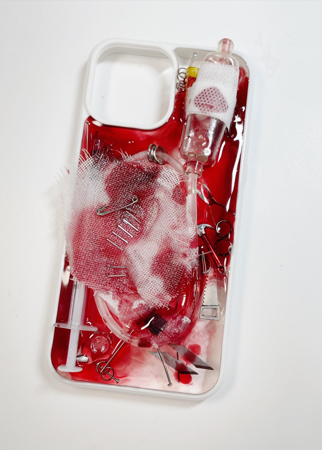 Bloody IV Red 3D Halloween Horror Phone Case - Etsy