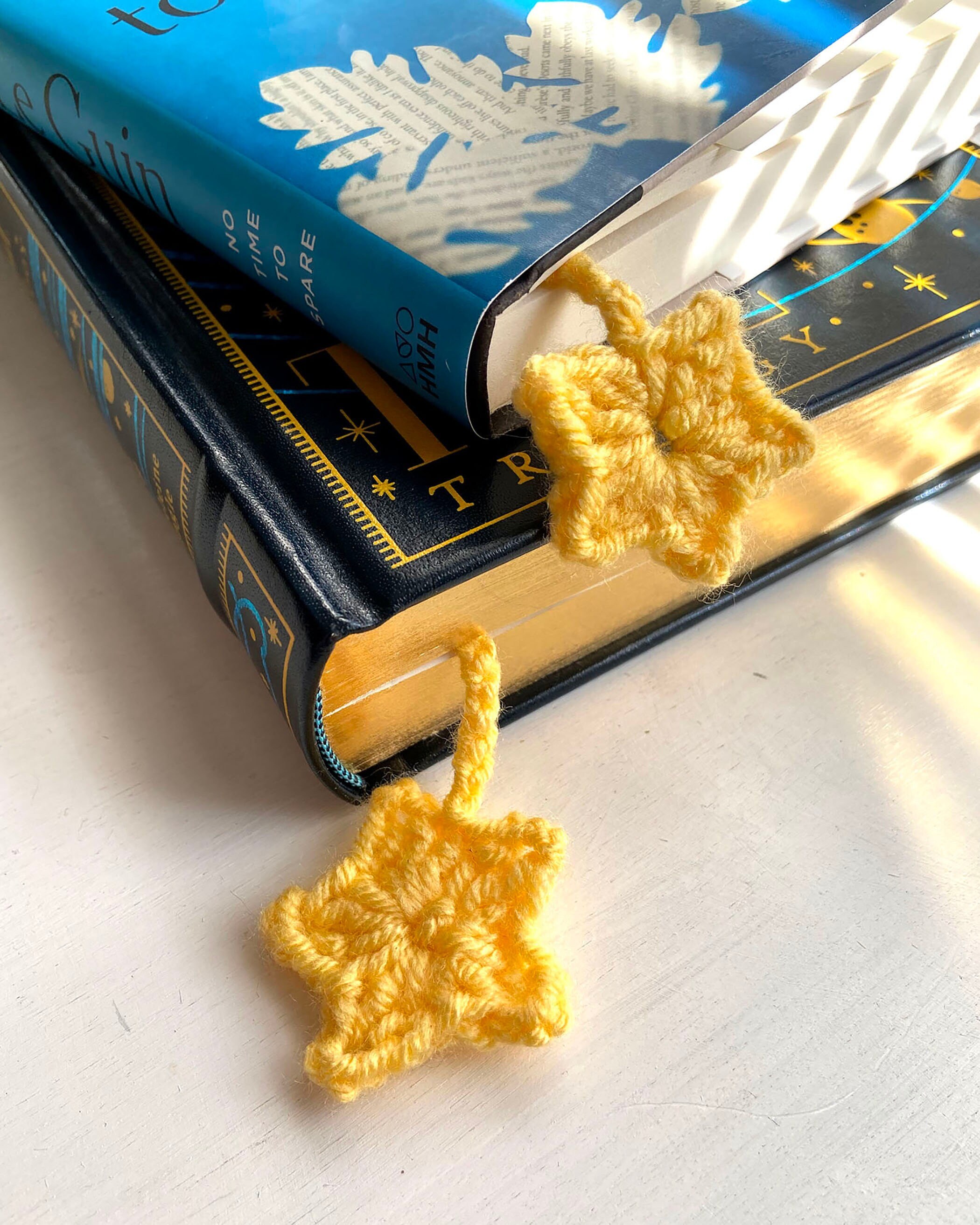 Crochet Star Bookmark in Yellow - Etsy