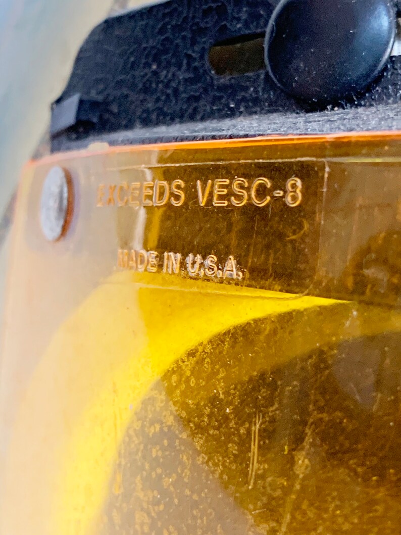 RARE - Vintage Motorcycle Helmet - Snowflake Metal Flake With Tiger ...