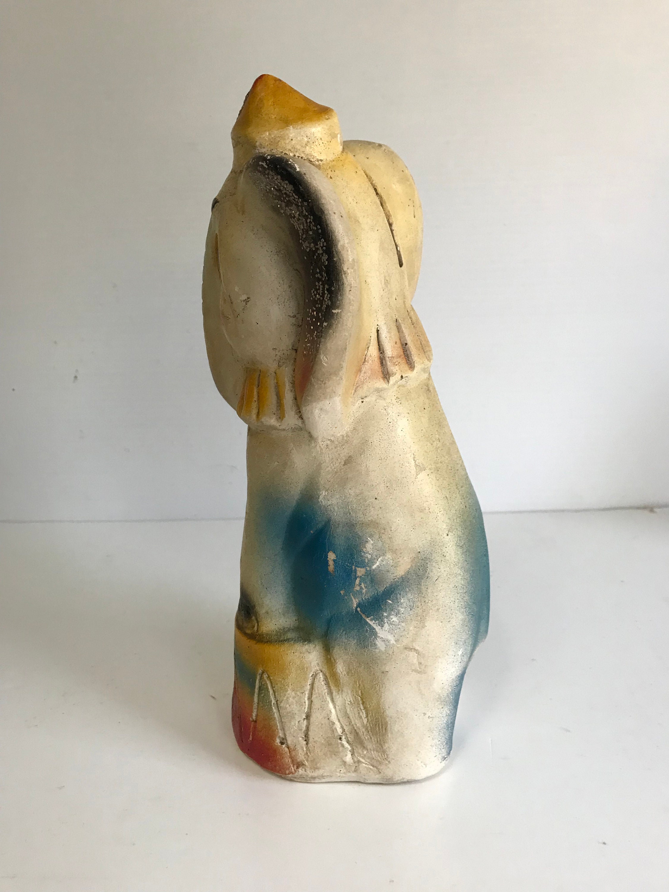 Vintage Chalkware Circus Elephant Piggy Bank - Etsy