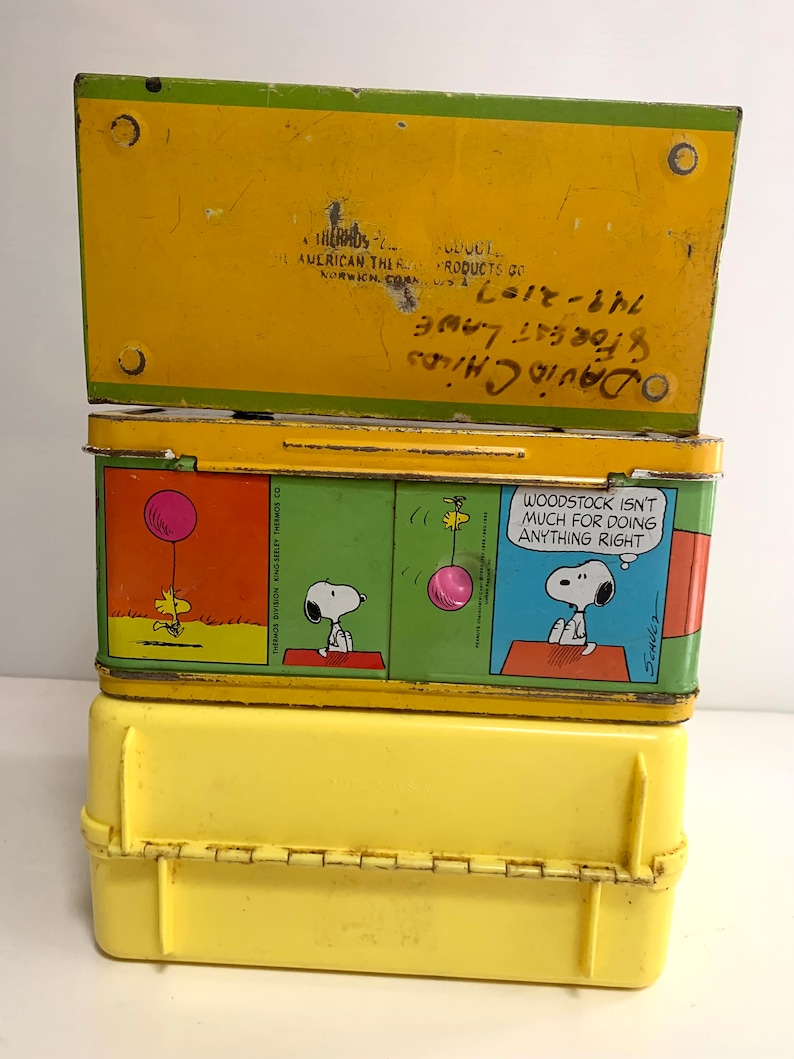 Vintage Snoopy Peanuts Lunch Box Collection | Etsy