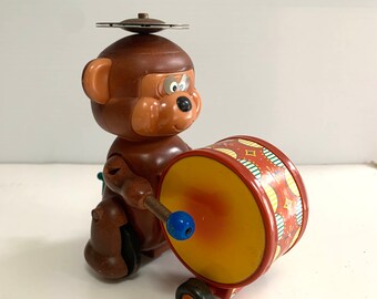 Wind up Monkey - Etsy