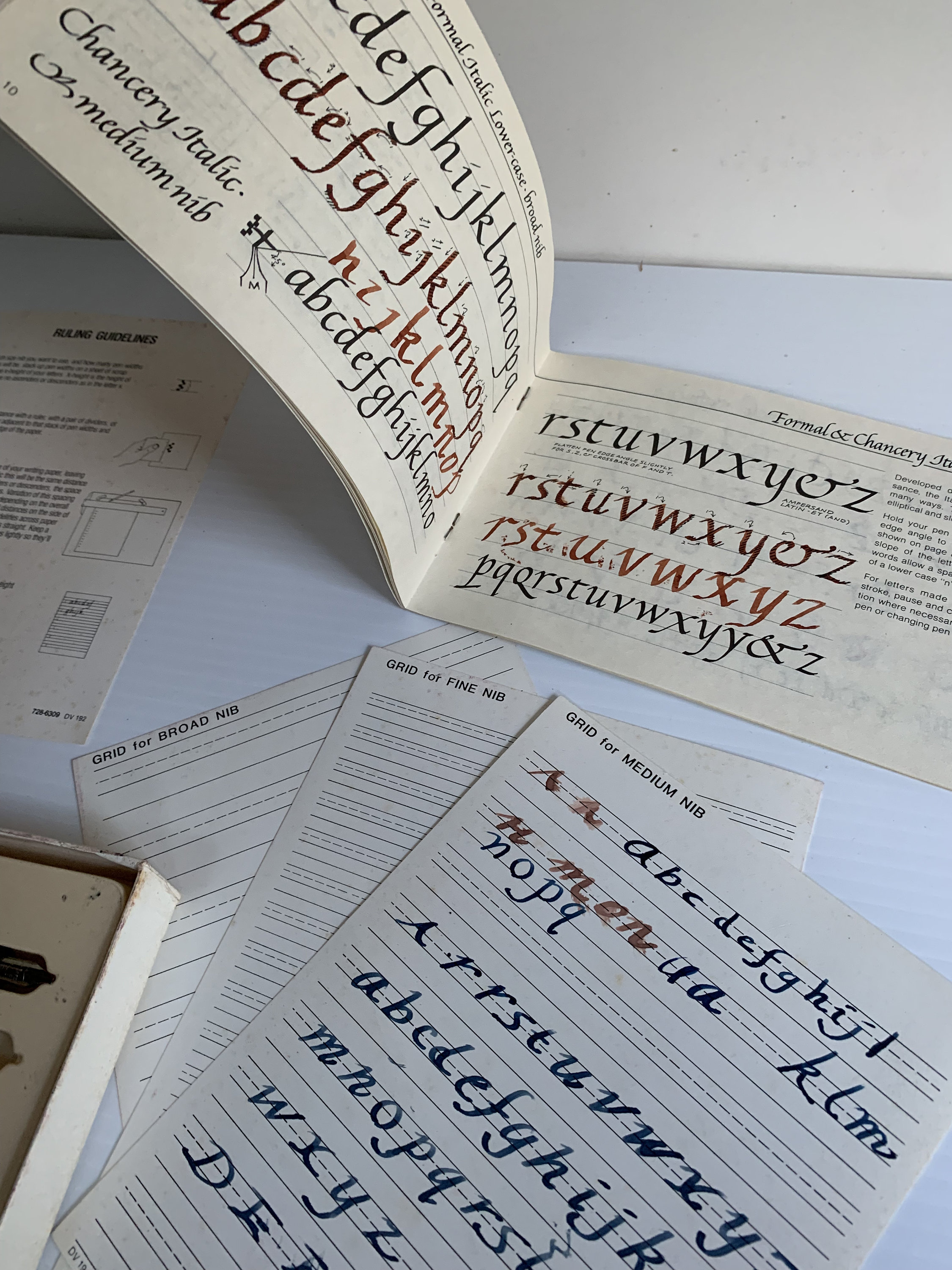 Vintage Calligraphy Set - Circa 1980's - Incomplete/used - Etsy