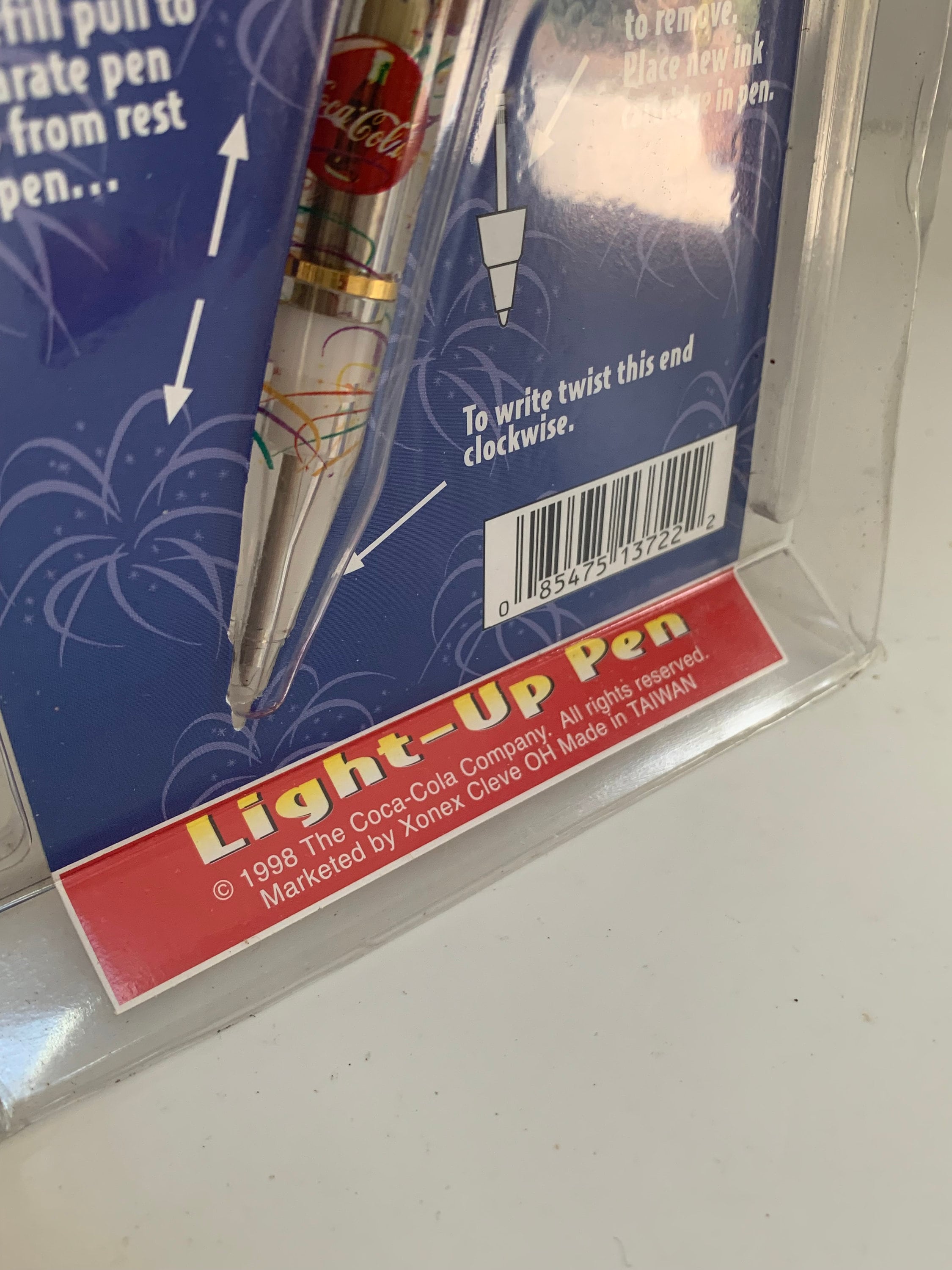 RARE - Coca Cola - Unused and Unopened - Night Writer Light up Pen ...