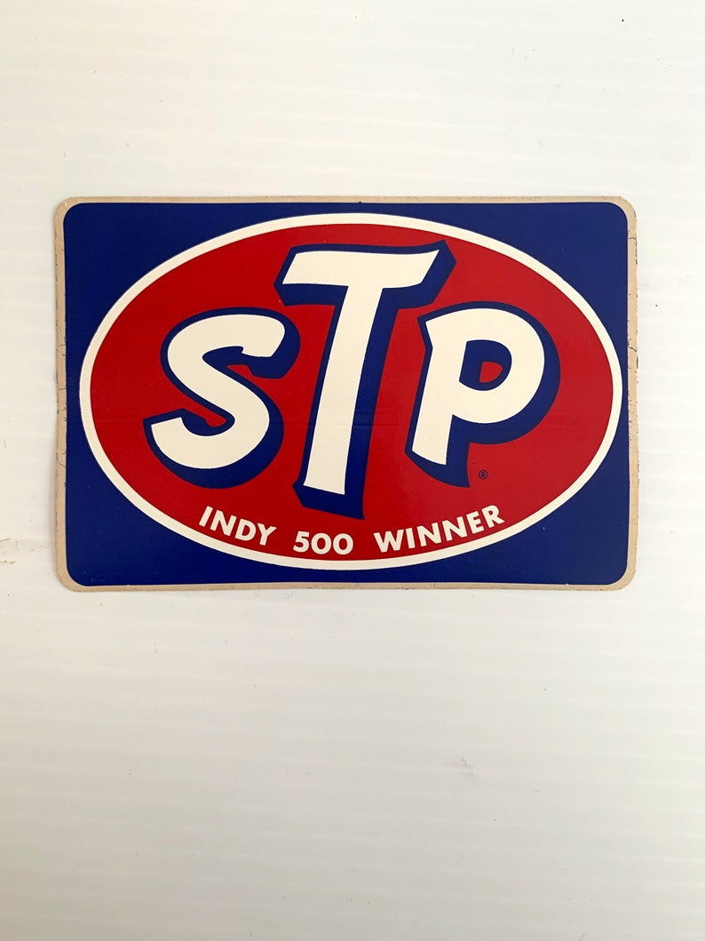 STP Sticker - Indy 500 Winner - Price is for 2 Stickers - Etsy