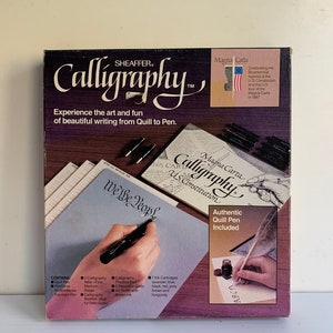 Vintage Calligraphy Set - Circa 1980's - Incomplete/used - Etsy