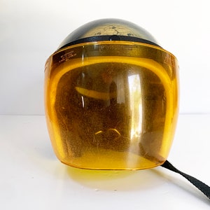 RARE - Vintage Motorcycle Helmet - Snowflake Metal Flake With Tiger ...