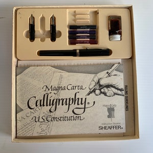 Vintage Calligraphy Set - Circa 1980's - Incomplete/used - Etsy