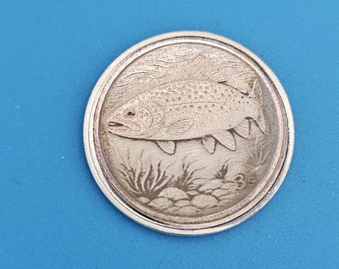 Collectible Trout Silver Coin - Miniature Stacker for Precious Metal ...