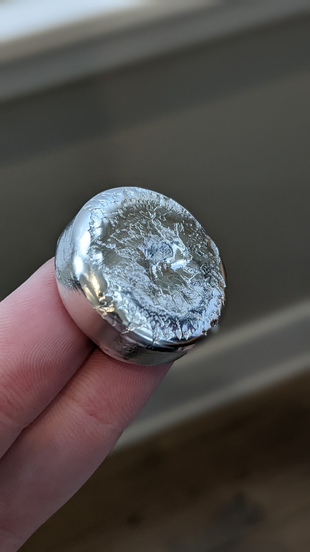 Hand Poured Silver Bullion Round 70 Grams of Pure Silver - Etsy