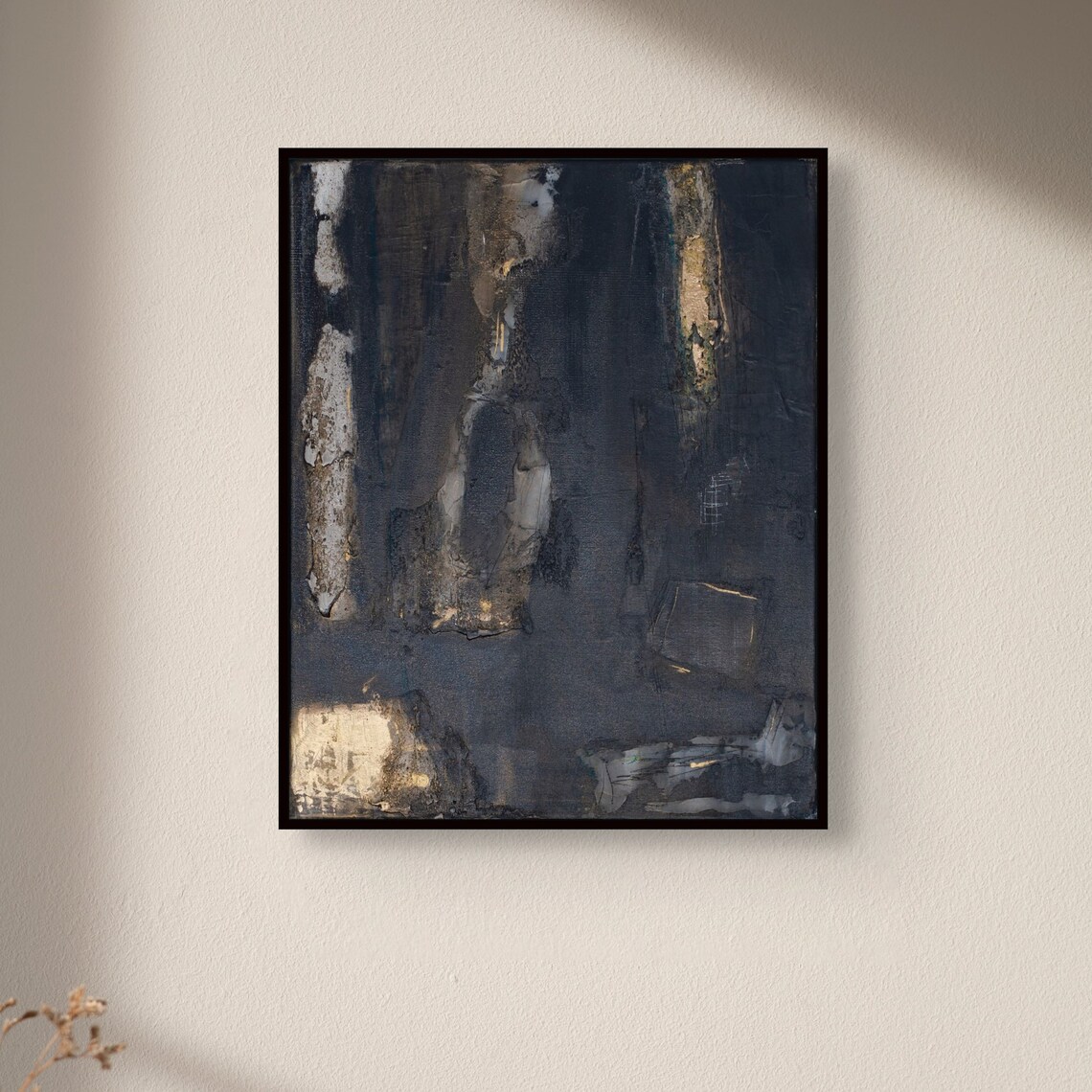 Black and Gold Print - Digital File - Downloadable Artwork Contemporary - Etsy