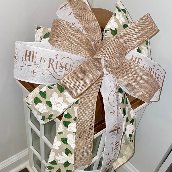 He is Risen Wreath - Etsy