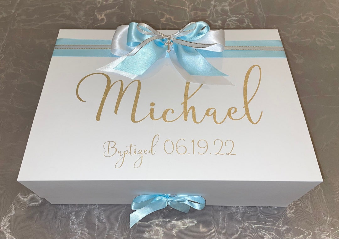 Personalized Gift Box in Multiple Sizes & Colors, Customized Keepsake ...