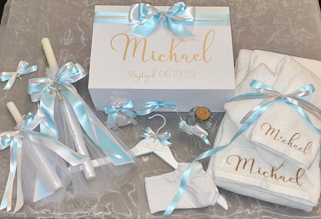 DISCOUNTED Matching Orthodox Baptism Set - FREE SHIPPING - 3 Lambades ...