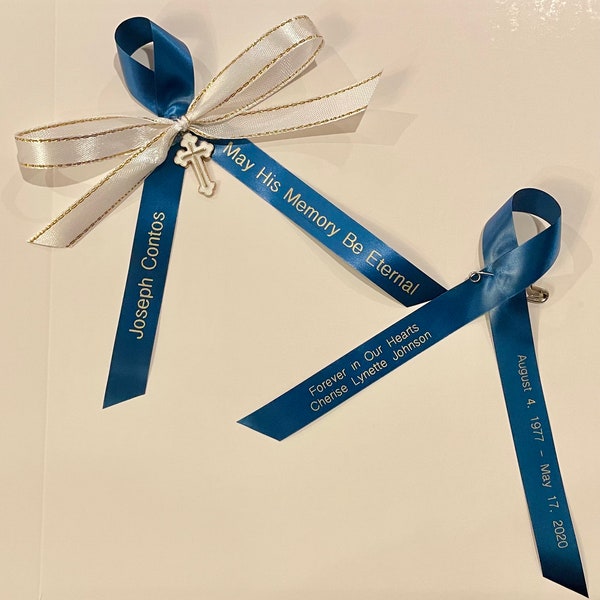 Funeral Ribbons - Etsy