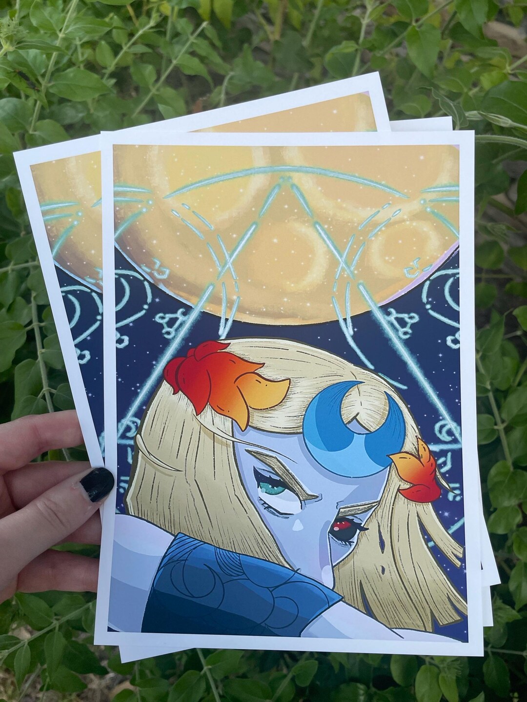 Hades 2 Inspired Melinoe Mini Print | 5.5" X 7.5" - Etsy