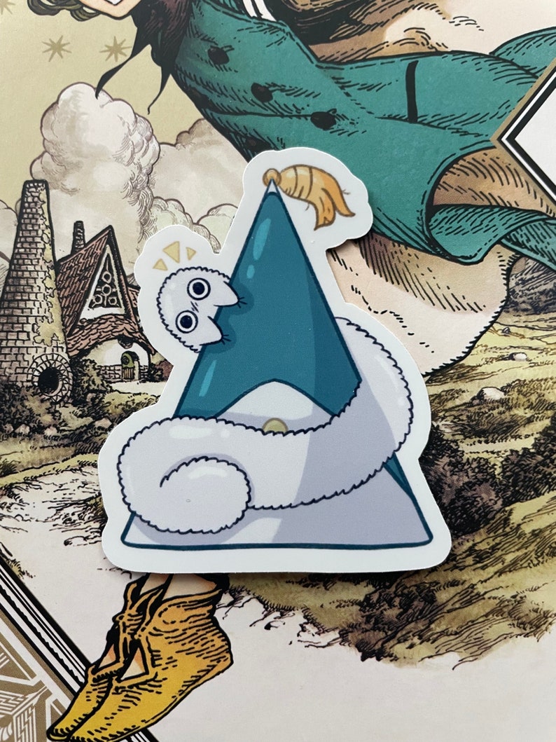 Brush Buddy Sticker Brush Bug Witch Hat Atelier Cute - Etsy