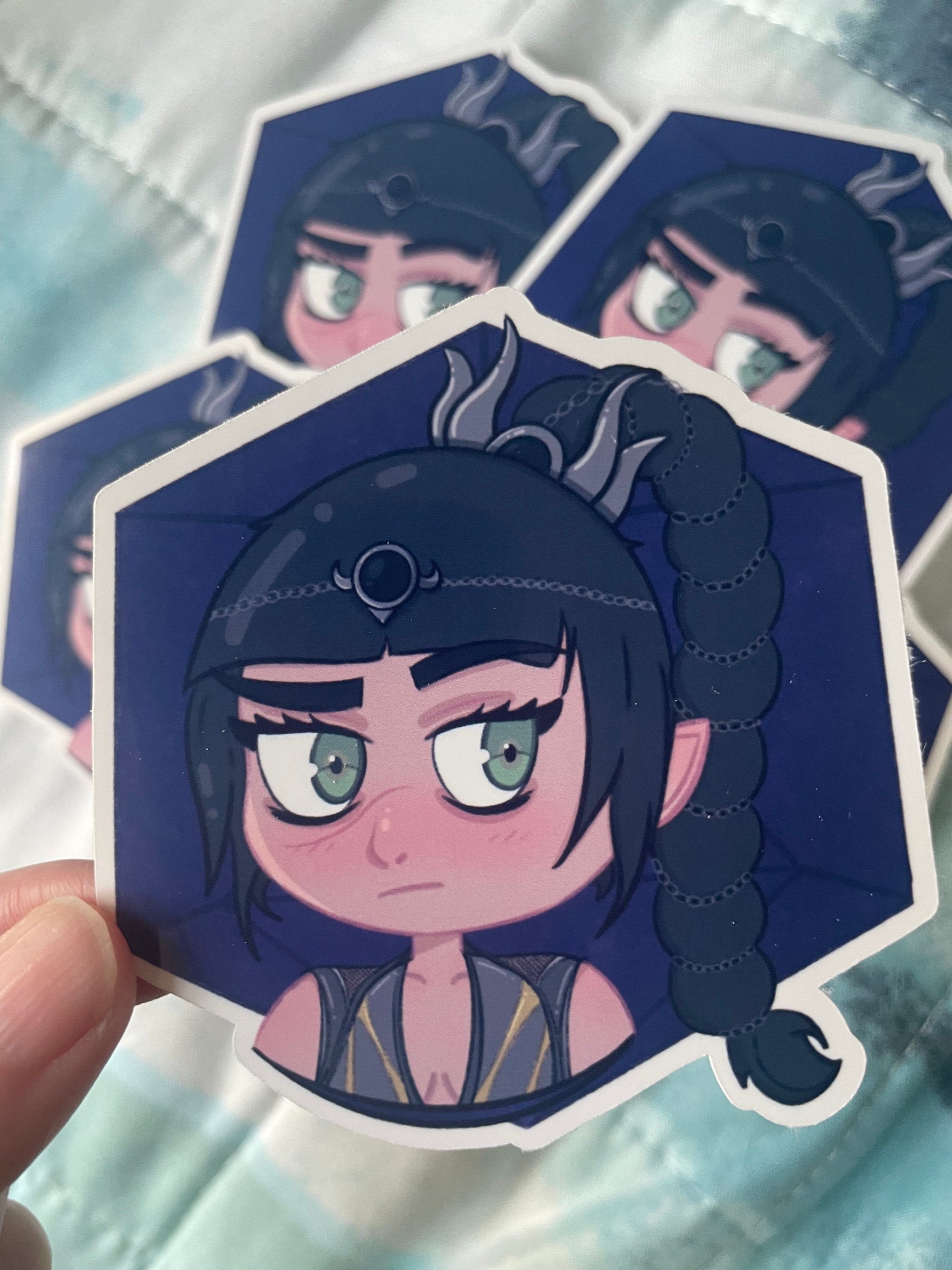 Shadowheart Glossy Sticker Baldur's Gate 3 Inspired BG3 - Etsy