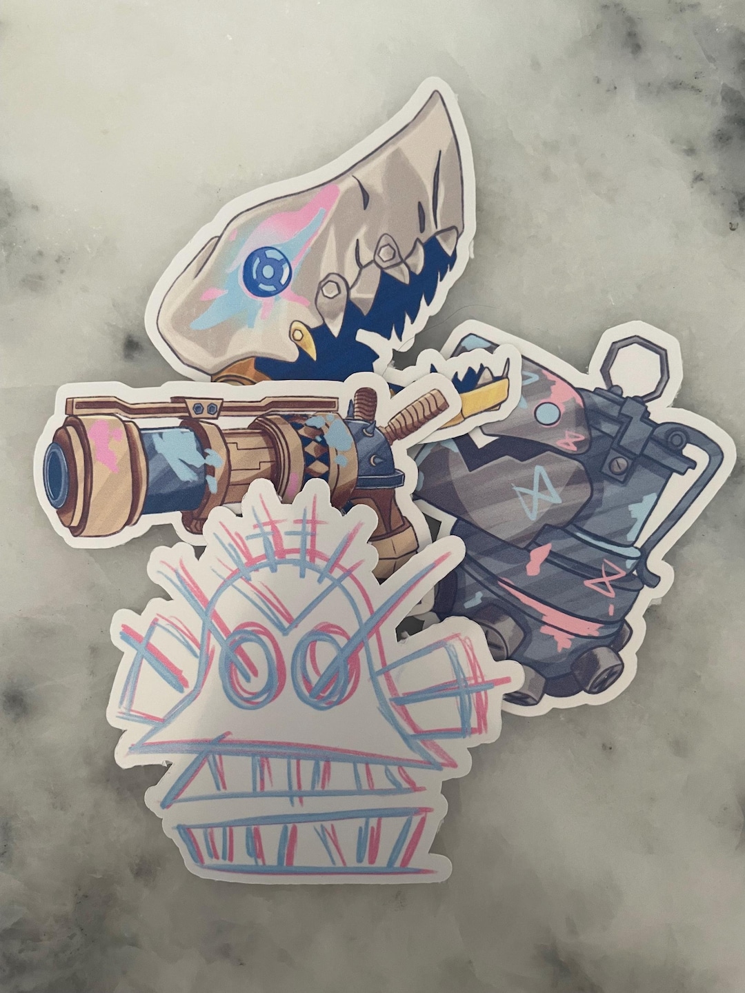 Arcane Cute Sticker Set #1 | Jinx | League of Legends | Glossy Vinyl - Etsy