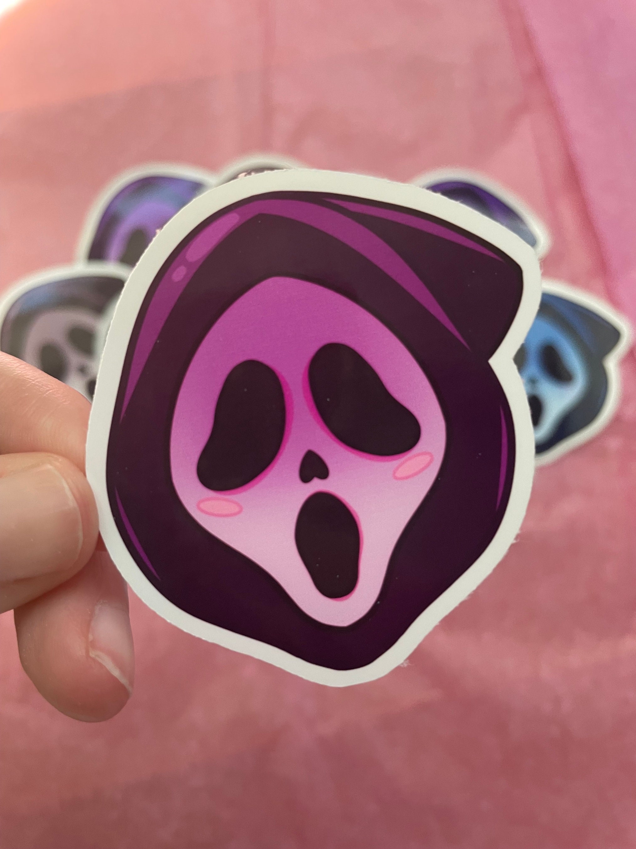 Ghostface Stickers Scream Horror Cute - Etsy