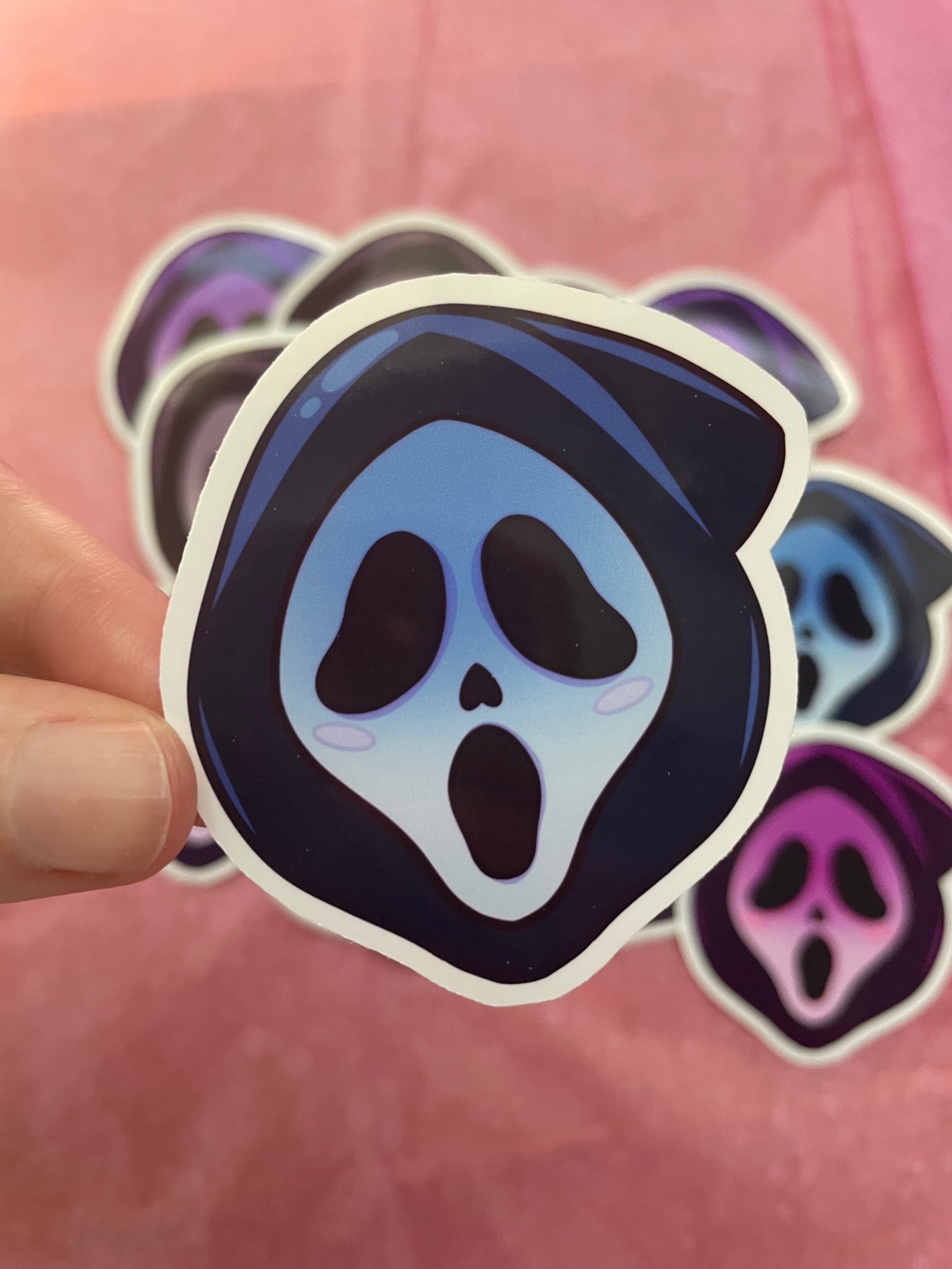 Ghostface Stickers Scream Horror Cute - Etsy