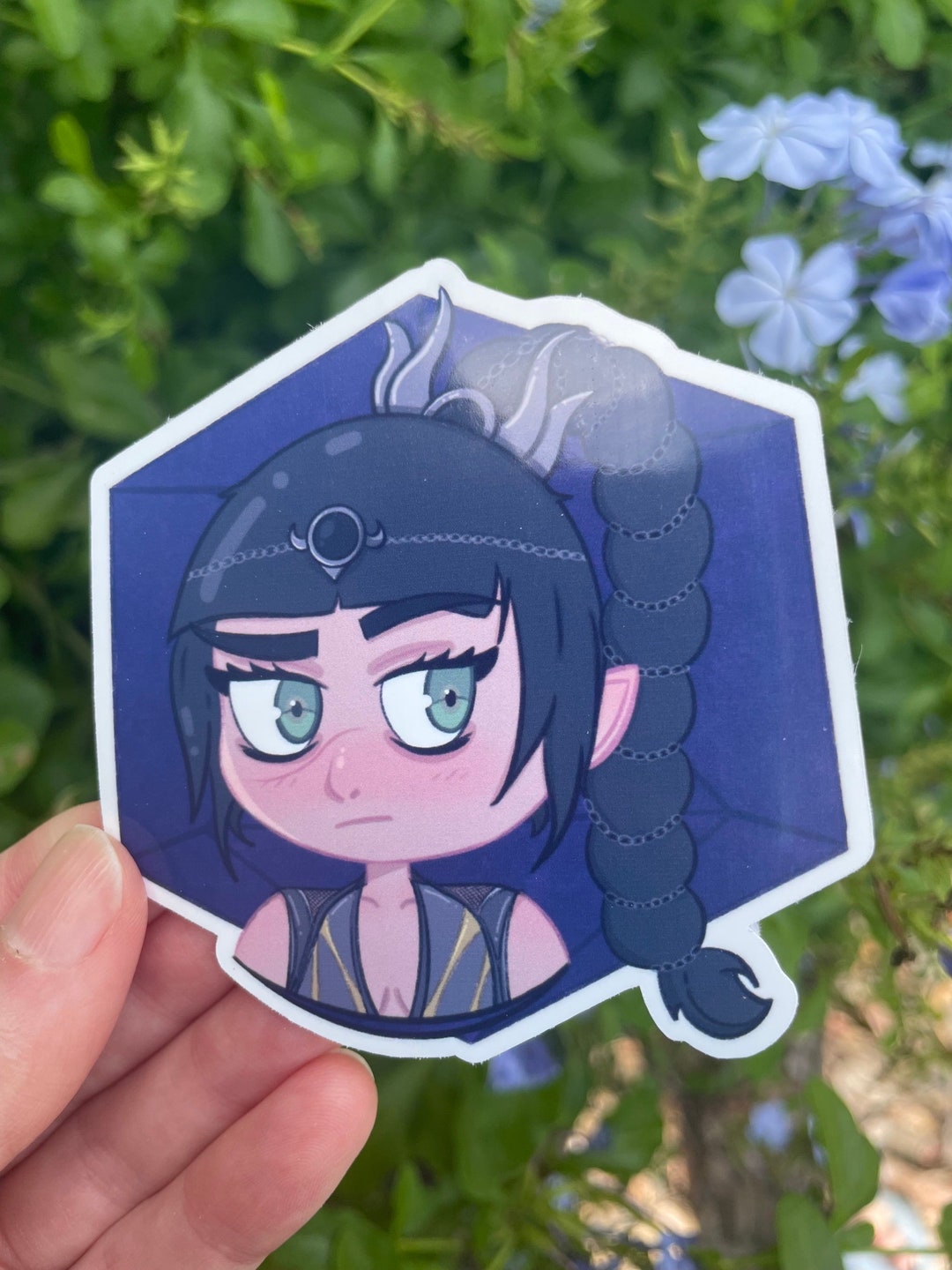 Shadowheart Glossy Sticker Baldur's Gate 3 Inspired BG3 - Etsy