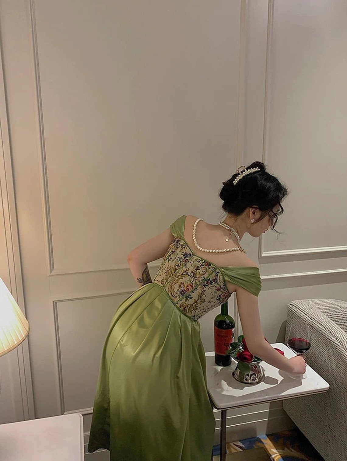 Embroidery Corset Dress Princesscore Cottagecore Dress - Etsy