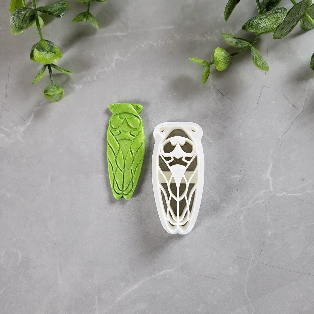 Cicada Clay Cutter for Polymer Clay, Cicada Cutter, Embossed Clay ...
