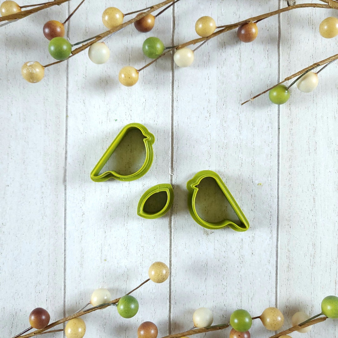 3pc Robin Clay Cutter, Bird Clay Cutter, Animal Clay Cutter, Polymer ...