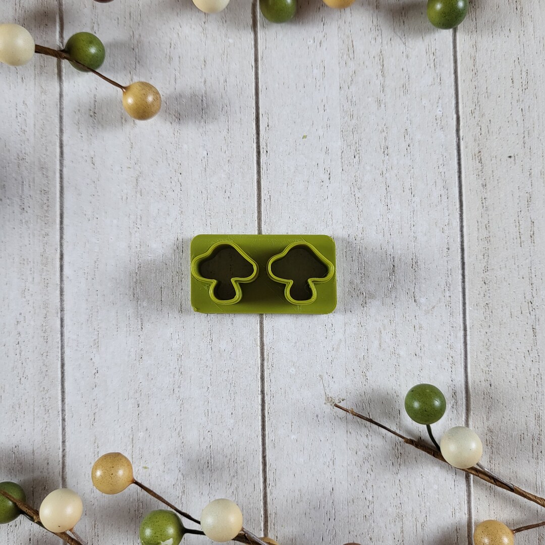 Mushroom Stud Pack Clay Cutter for Polymer Clay, Cute Food Cutter ...
