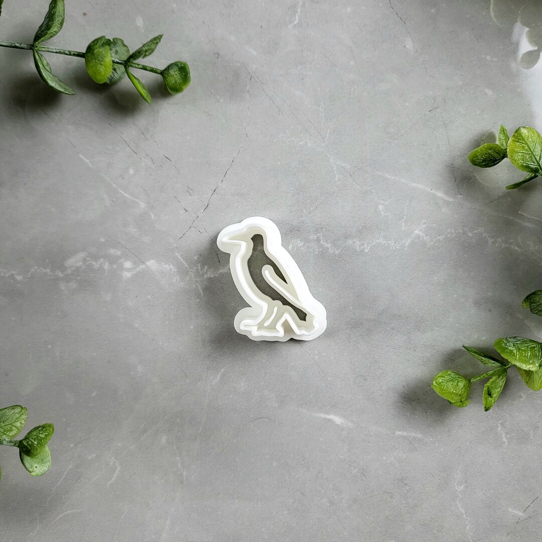 Crow Clay Cutter Imprinted Clay Cutter for Polymer Clay - Etsy