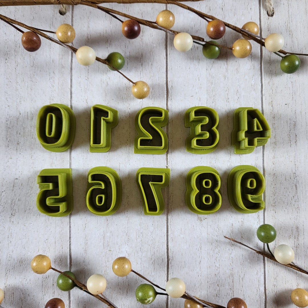 Number Clay Cutter, Polymer Clay Cutter, Sports Ball, Sports Themed ...