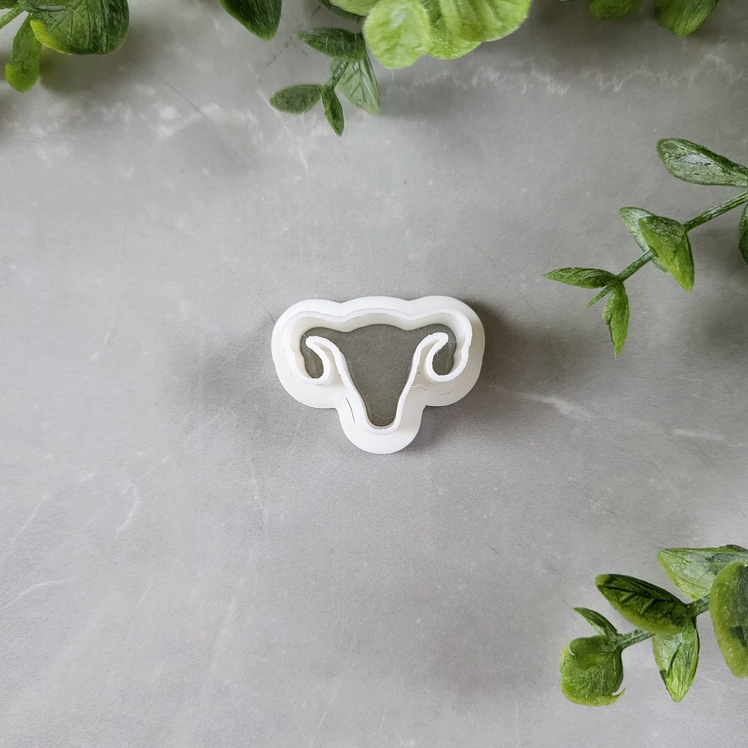 Uterus Shape Clay Cutter Female Empowerment Female Clay - Etsy